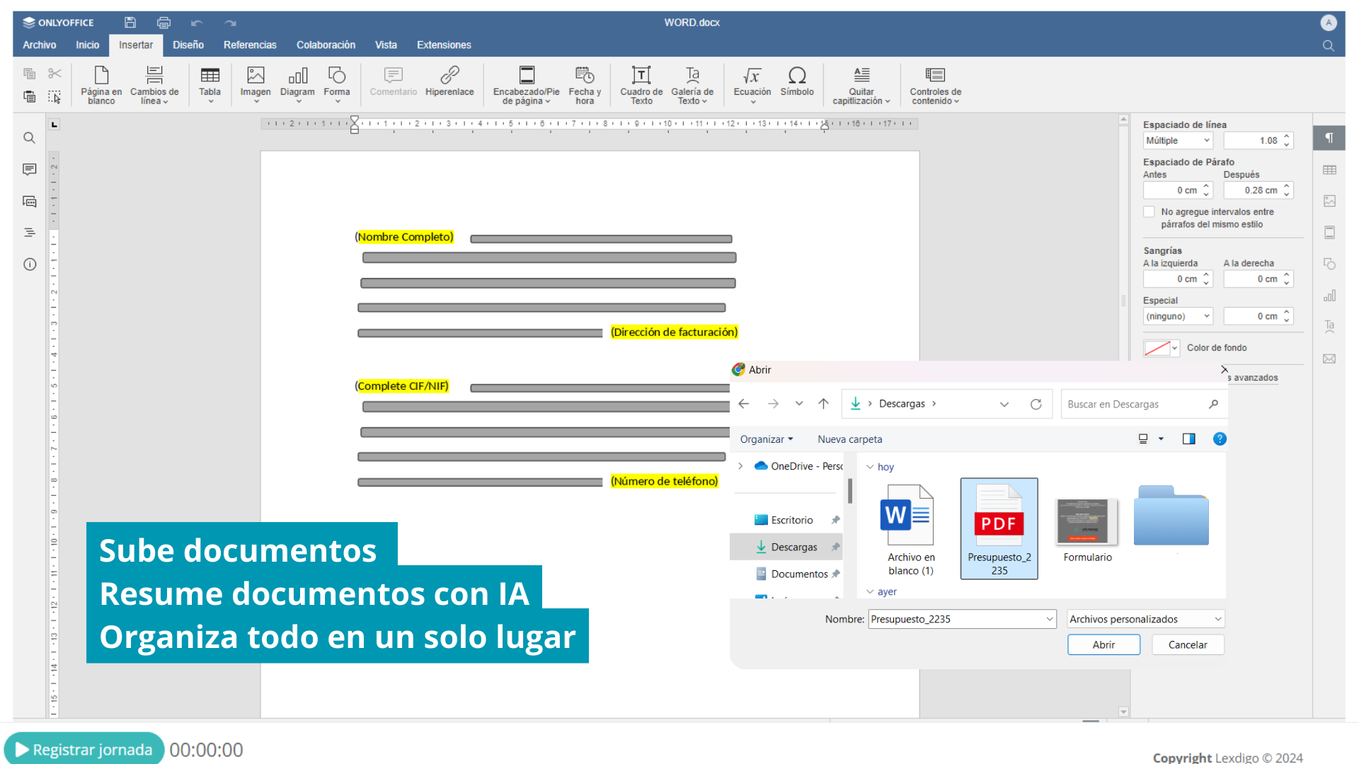 Gestión De Documentos Lexdigo